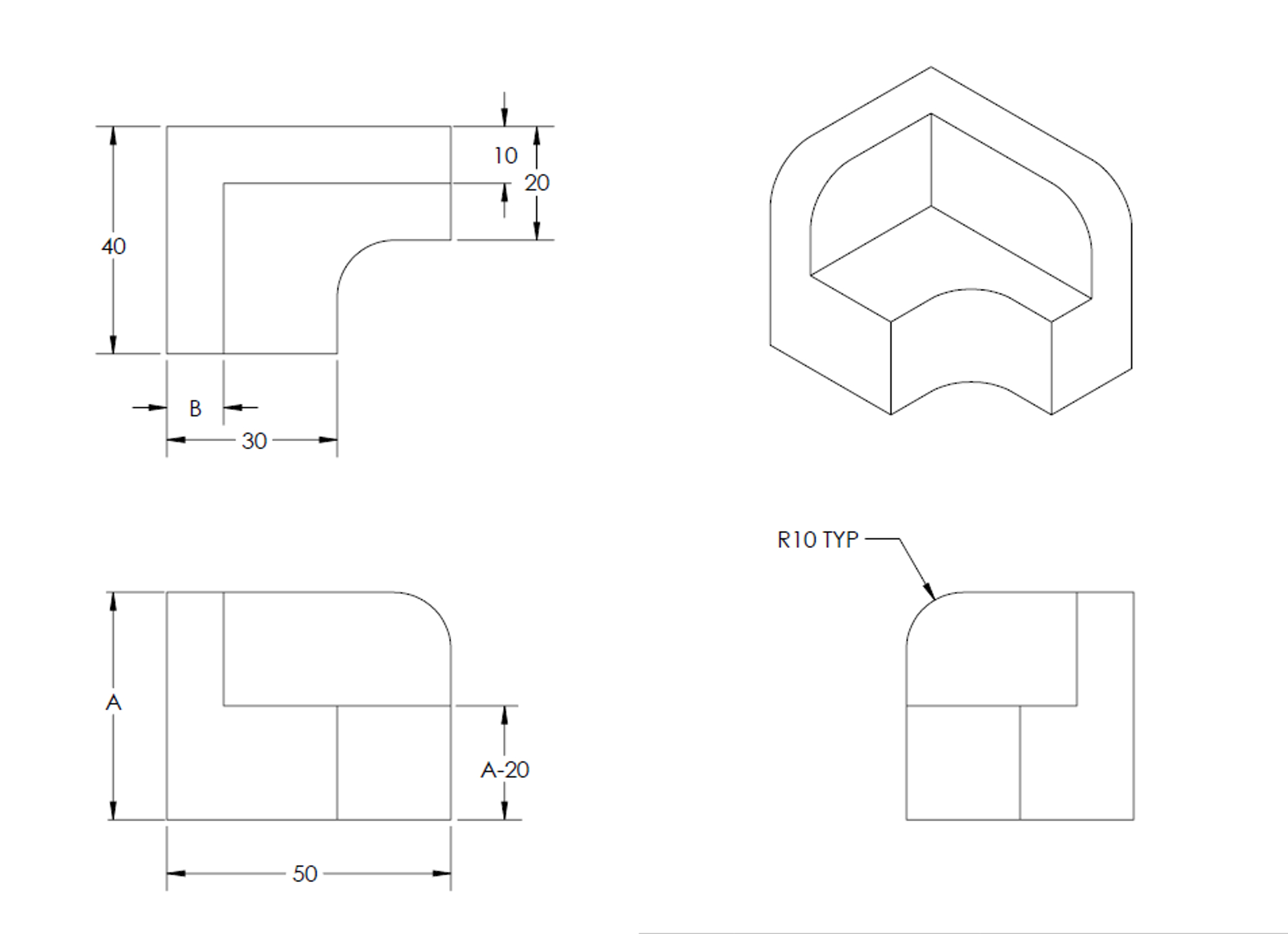 Solved Build the following part. Report the volume in mm^3. | Chegg.com Solved Build the following part. Report the volume in mm^3. | Chegg.com