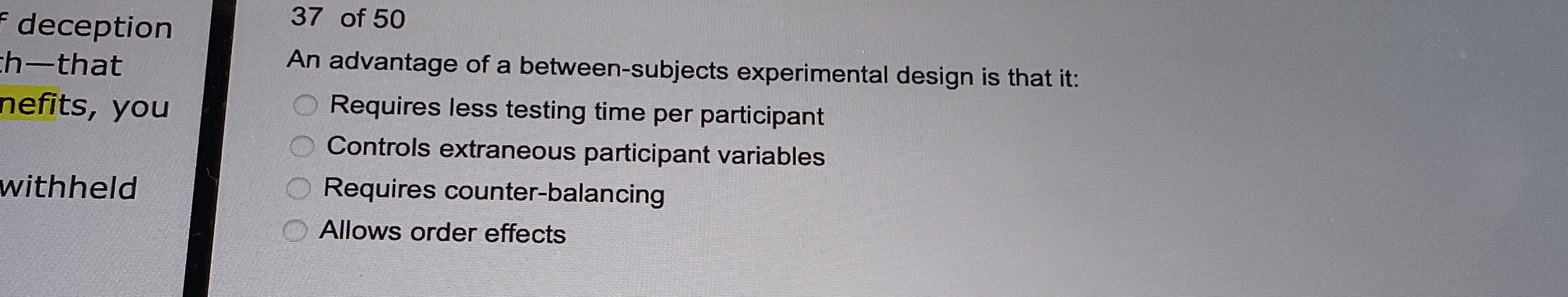 Solved E deception h-that nefits, youwithheld37 ﻿of 50An | Chegg.com