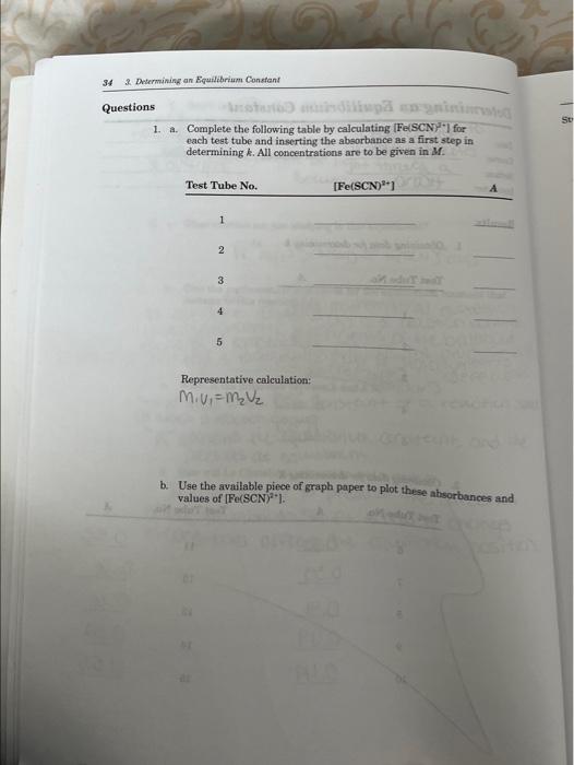 Solved 1. a. Complete the following table by calculating | Chegg.com