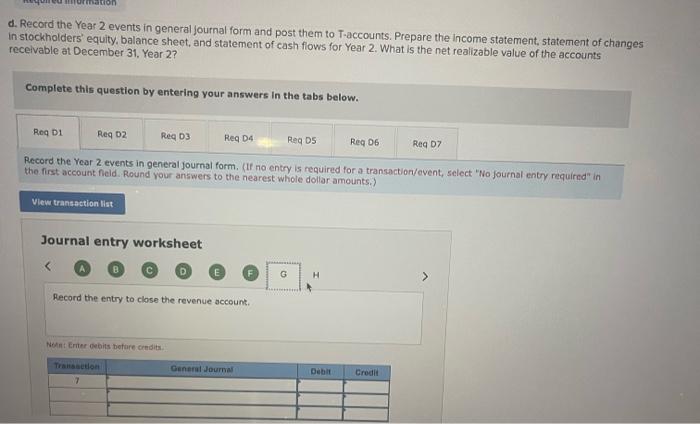 Solved Required information Exercise 7.7A (Algo) Effect of | Chegg.com