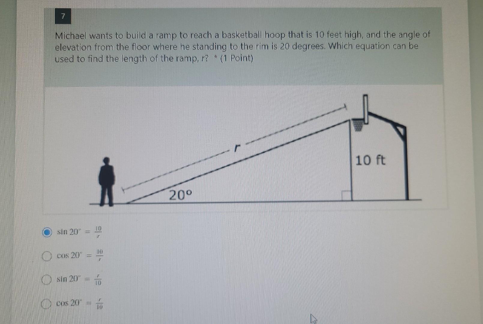 Solved Michael wants to build a ramp to reach a basketball | Chegg.com