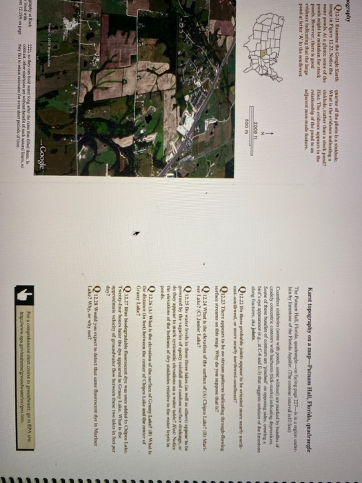 mography 12-21 E mine the Google Earth image in | Chegg.com