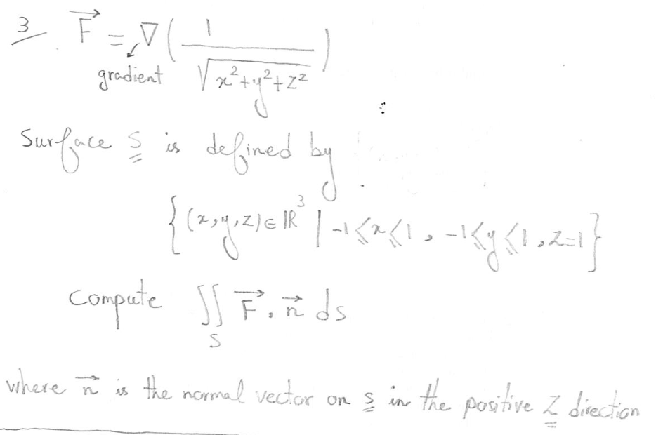 Solved 3vec(F)=grad(1 gradient )Surface S ﻿is defined | Chegg.com