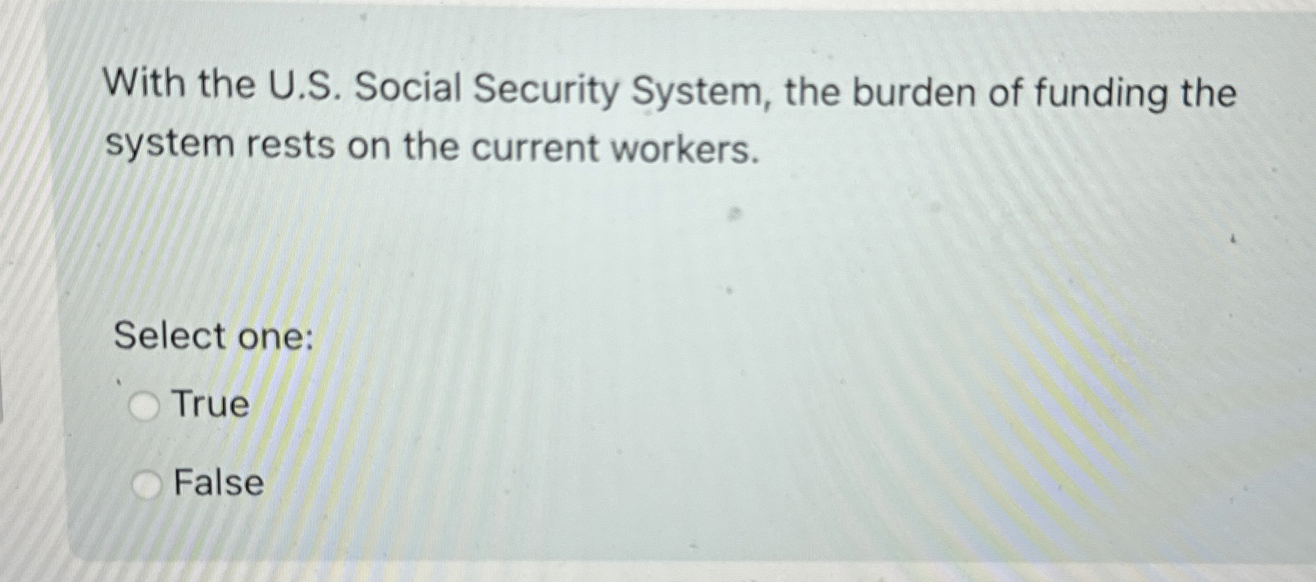 Solved With the U.S. ﻿Social Security System, the burden of | Chegg.com