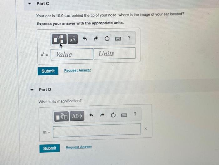 Solved Examining your image in a convex mirror whose radius | Chegg.com