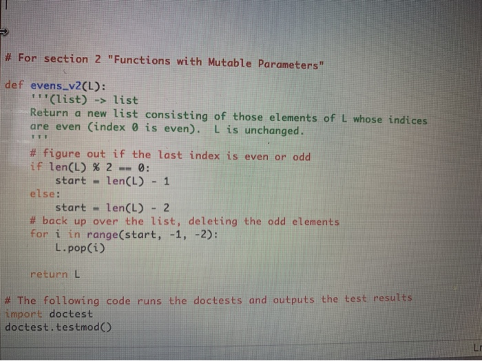 Solved For Section 2 Functions With Mutable Parameters 7053