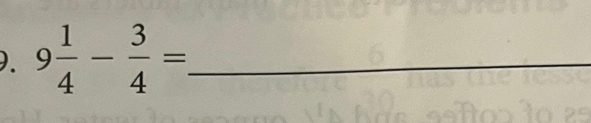 Solved 914-34= | Chegg.com
