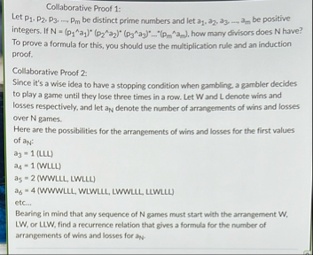 Solved Collaborative Proof 1:Let P1,P2,P3,dots,Pm ﻿be | Chegg.com