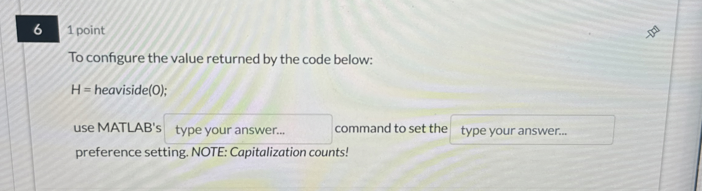 Solved 61 ﻿pointTo configure the value returned by the code | Chegg.com