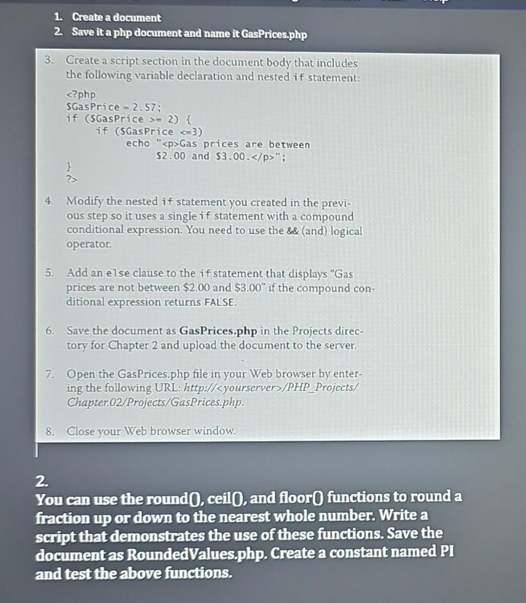 Solved 3. Create a script section in the document body that | Chegg.com