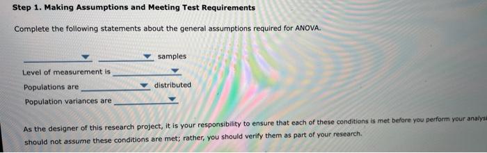 Solved Step 1. Making Assumptions and Meeting Test | Chegg.com