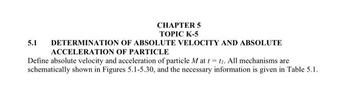 CHAPTER 5 TOPIC K-5 5.1 DETERMINATION OF ABSOLUTE | Chegg.com