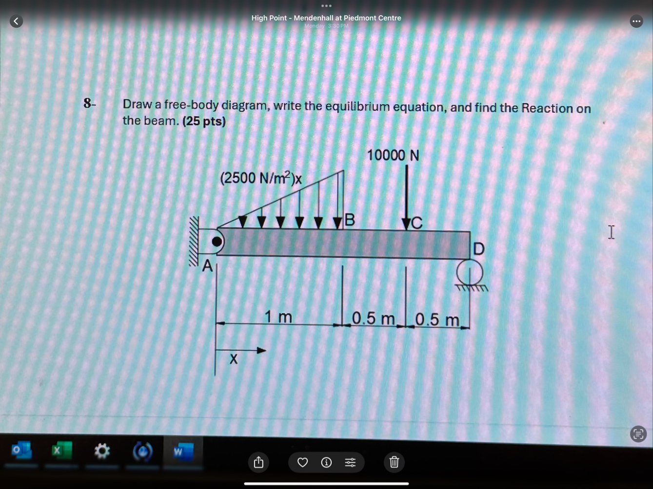Solved Draw a free-body diagram, write the equilibrium | Chegg.com