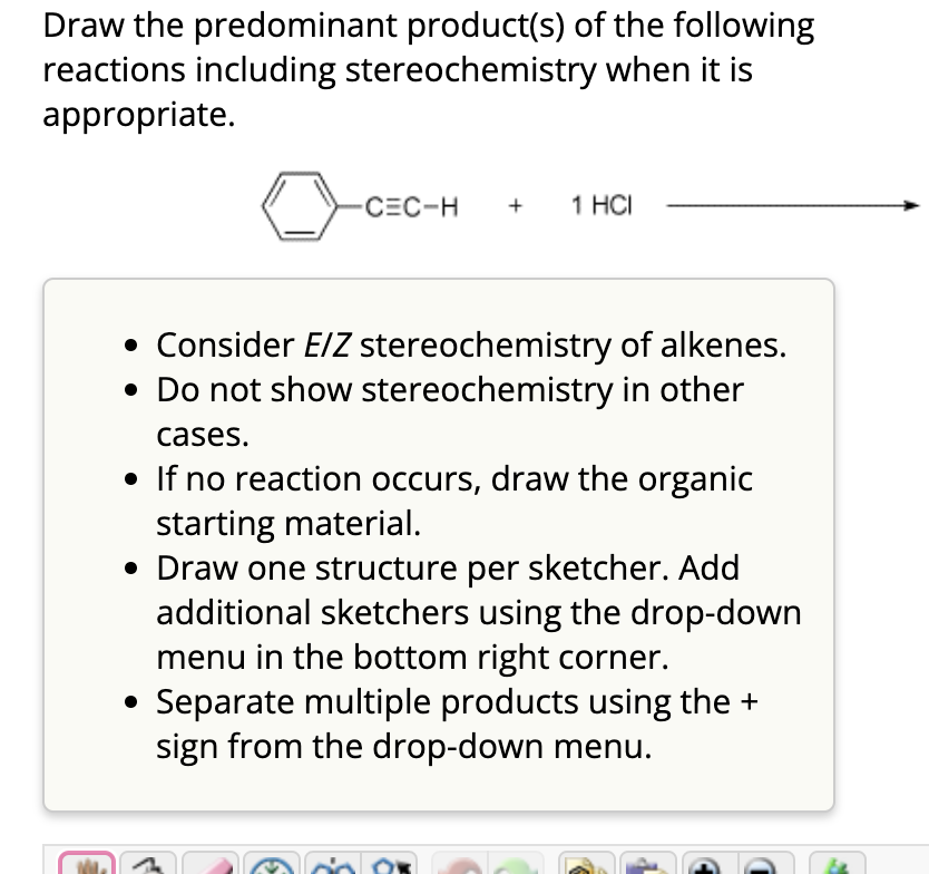 Solved Draw the predominant product(s) ﻿of the | Chegg.com