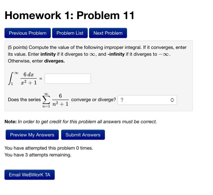 Solved Homework 1: Problem 11 (5 points) Compute the value | Chegg.com