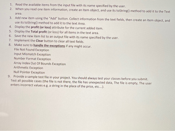 Solved write the code in jFrame Form | Chegg.com
