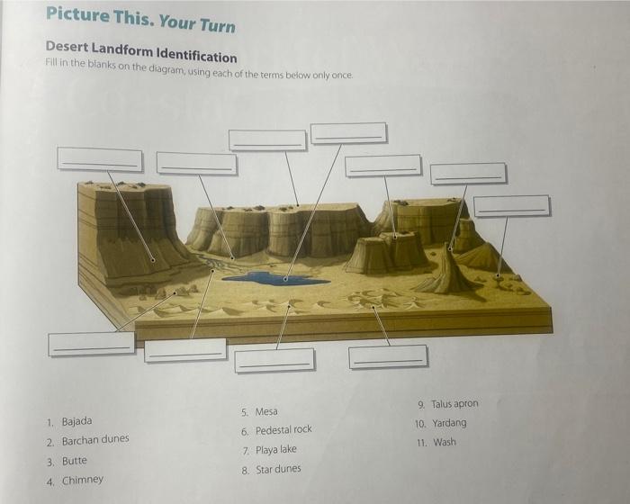 Solved Picture This. Your Turn Desert Landform | Chegg.com