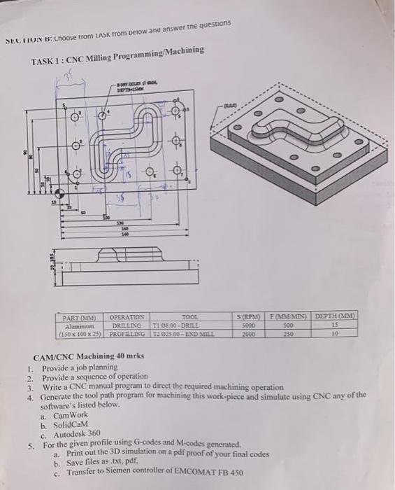 Solved SEC IUV B: Cnoose trom IAsk trom velow and answer the | Chegg.com