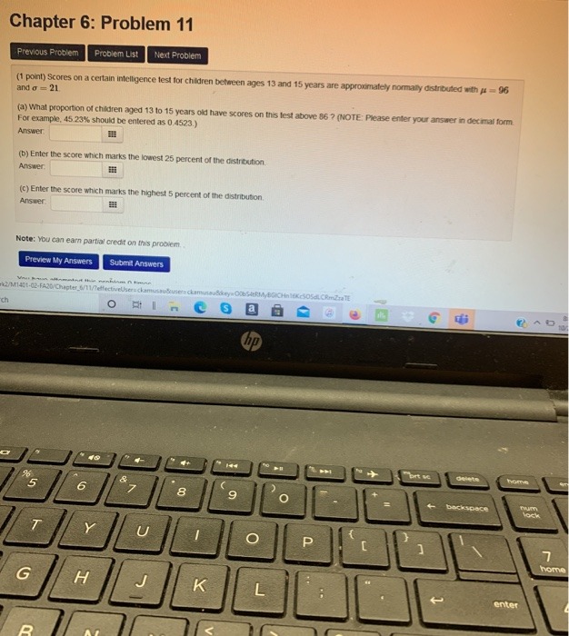 Solved Chapter 6: Problem 11 Previous Problem Problem List | Chegg.com