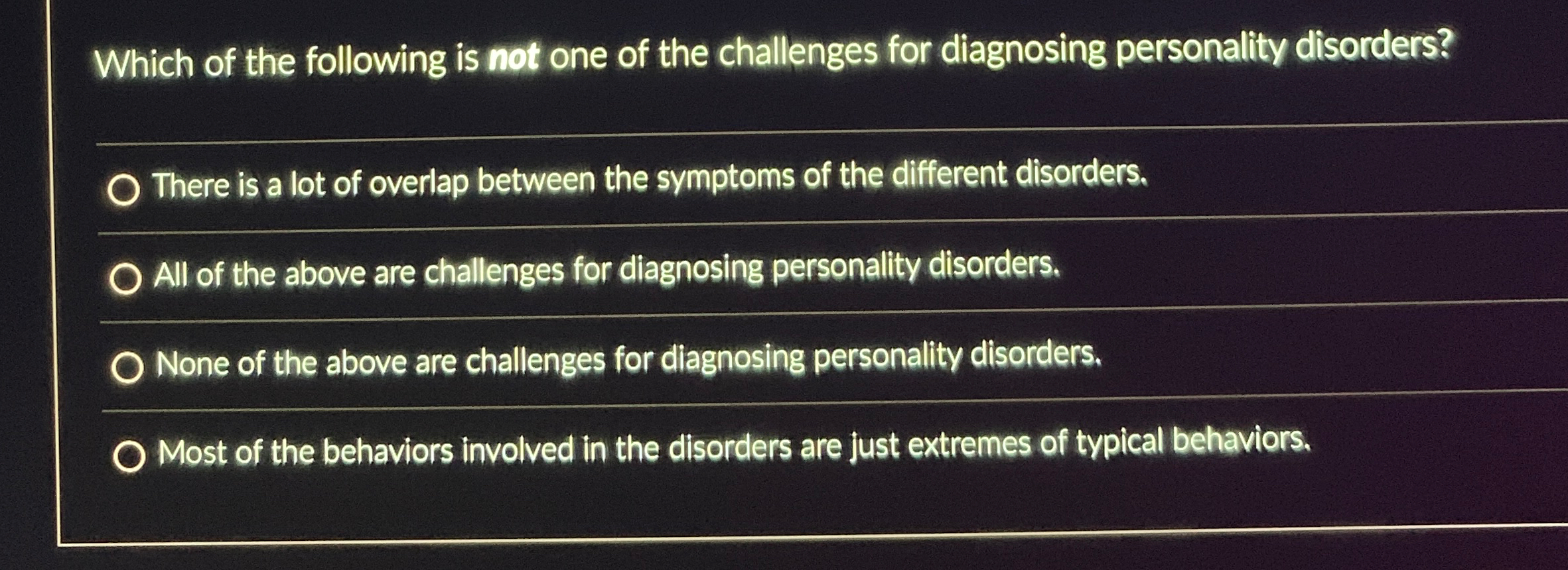 Solved Which of the following is not one of the challenges | Chegg.com