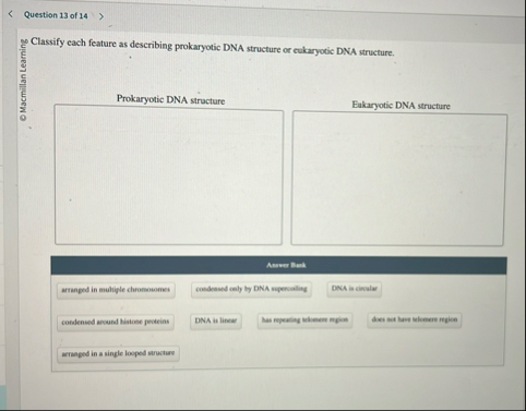 Solved Question 13 ﻿of 1420 ﻿Classify each feature as | Chegg.com