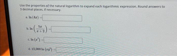 Solved Convert each logarithmic equation to the | Chegg.com
