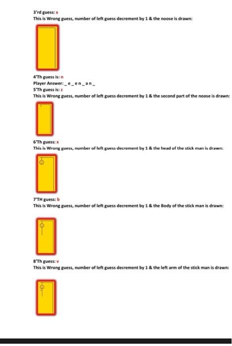Solved Guess Word GameYou are asked to develop GUI of Guess | Chegg.com Solved Guess Word GameYou are asked to develop GUI of Guess | Chegg.com