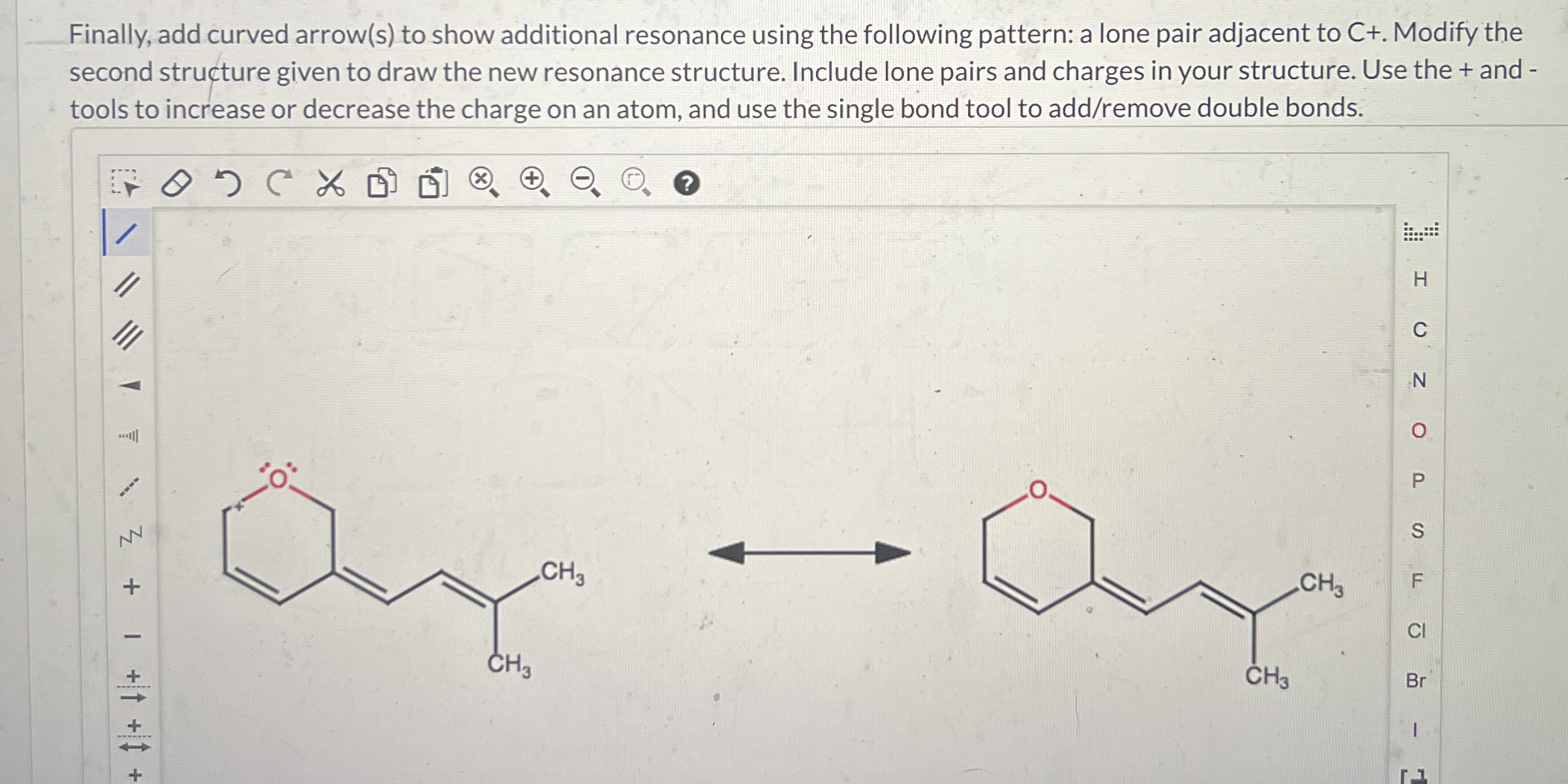 Solved Finally, add curved arrow(s) ﻿to show additional | Chegg.com
