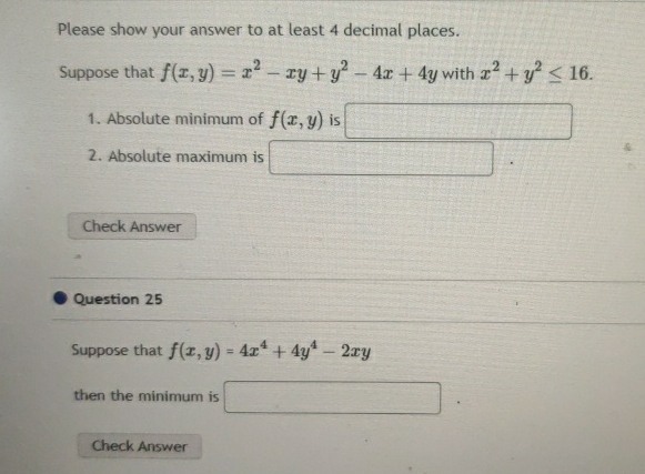 Solved Please show your answer to at least 4 ﻿decimal | Chegg.com