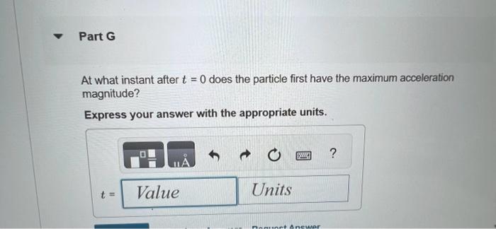 Solved The position of a particle undergoing simple harmonic | Chegg.com