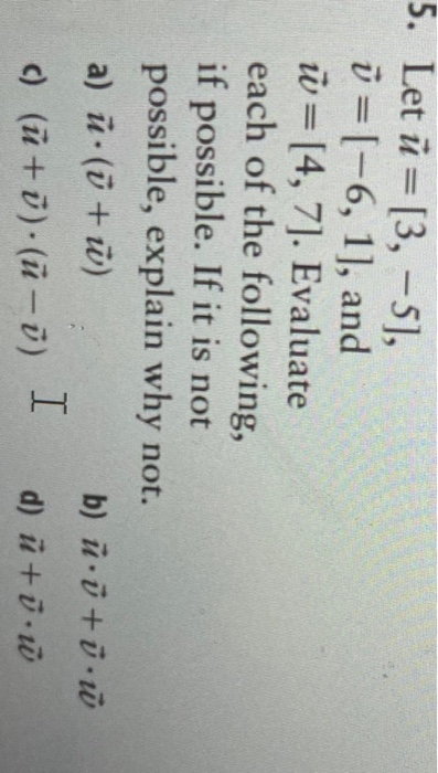 Solved 2. Calculate the dot product for each pair of | Chegg.com