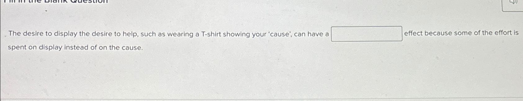 Solved The desire to display the desire to help, such as | Chegg.com