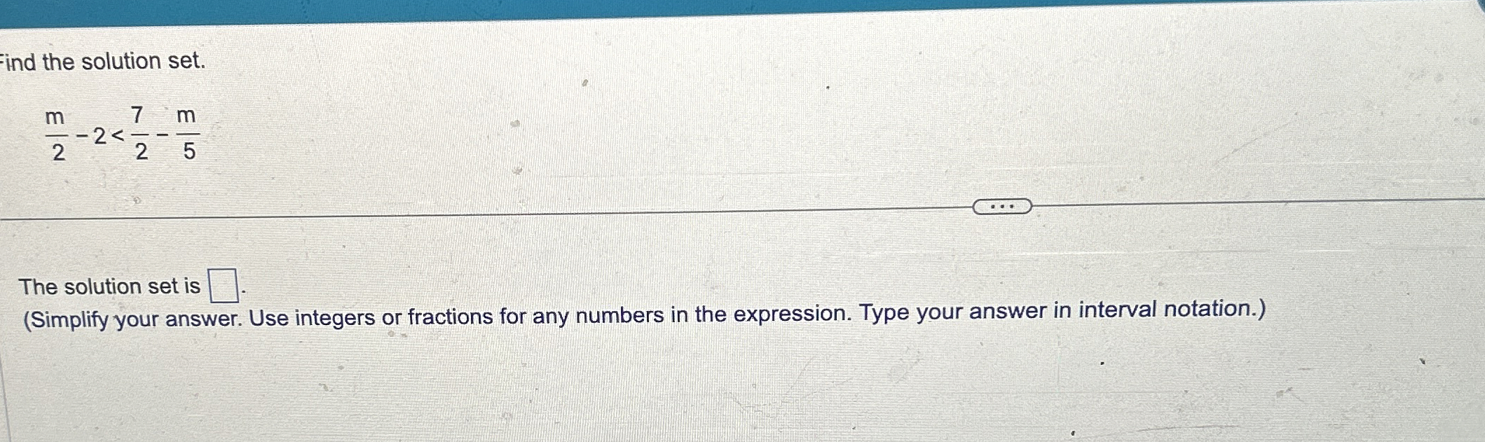 Solved ind the solution set.m2-2