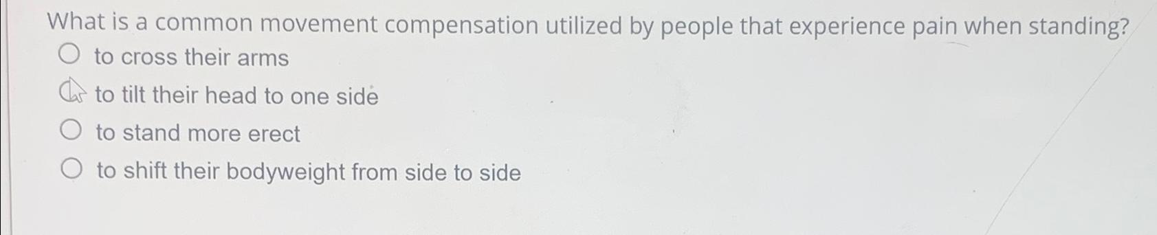 Solved What is a common movement compensation utilized by | Chegg.com