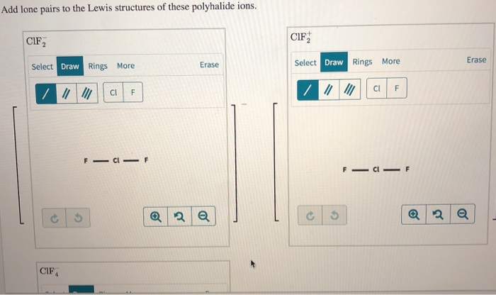 Solved Add lone pairs to the Lewis structures of these | Chegg.com
