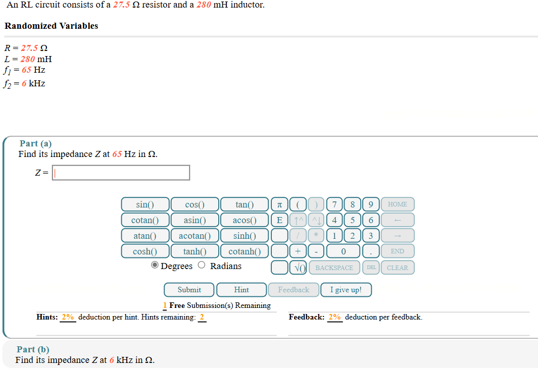Solved An RL circuit consists of a 27.5\Omega resistor and a | Chegg.com