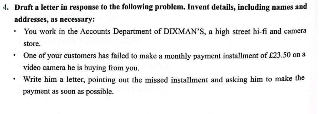 1.Read the following letter which sounds formal and | Chegg.com