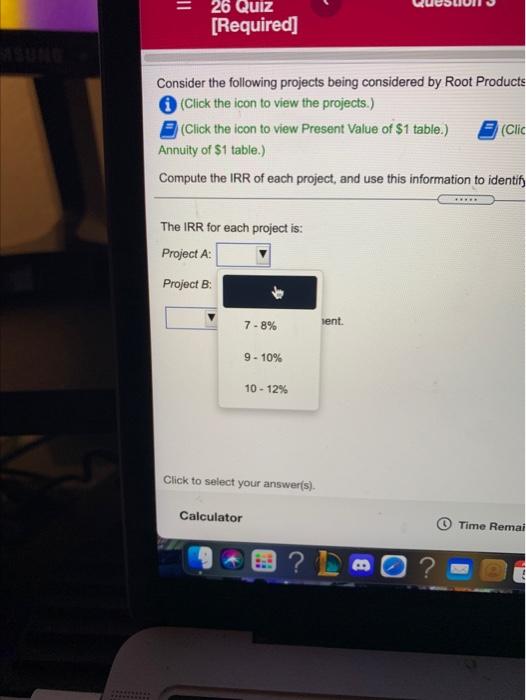 Solved Consider the following projects being considered by | Chegg.com