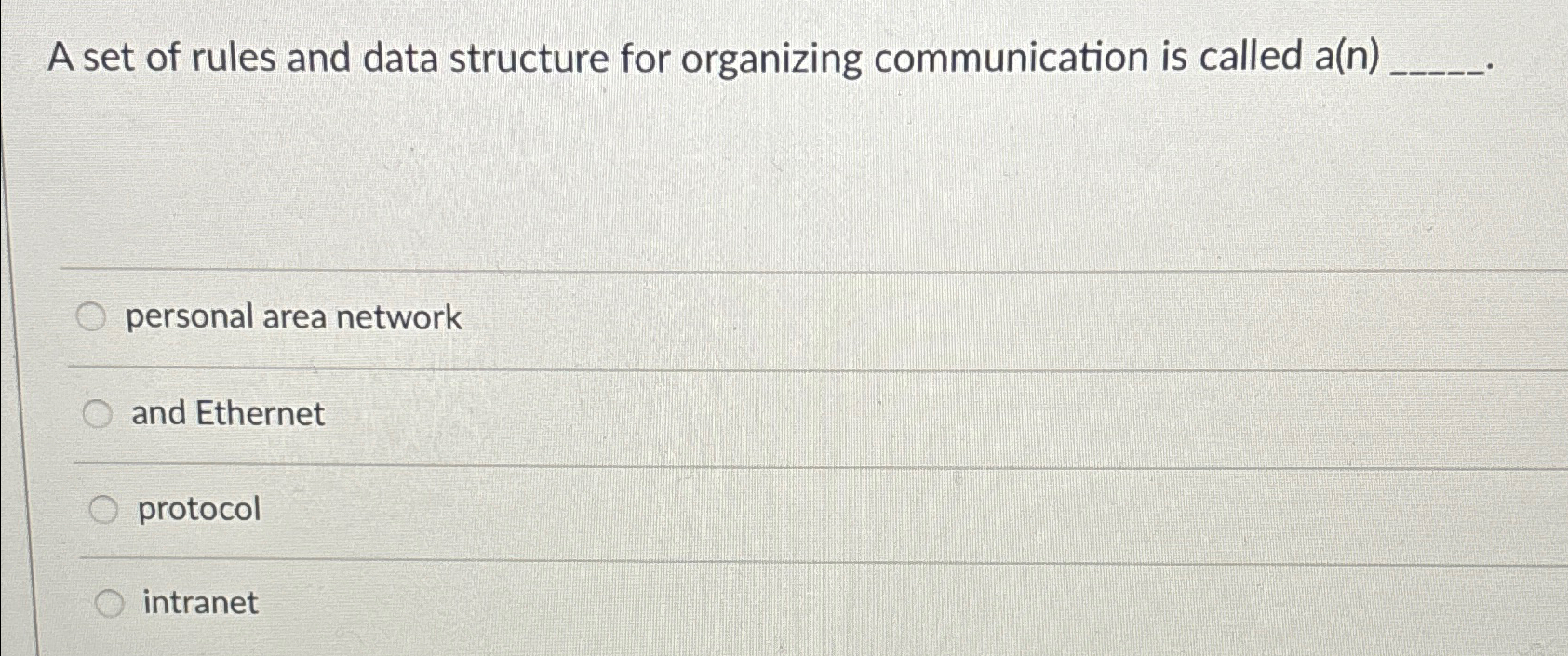 Solved A set of rules and data structure for organizing | Chegg.com