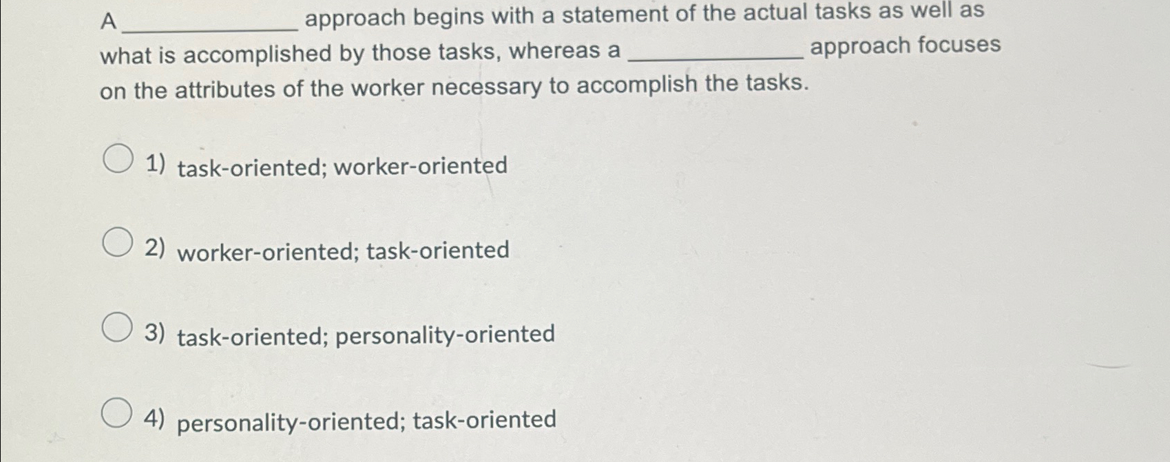 Solved A. ﻿approach begins with a statement of the actual | Chegg.com