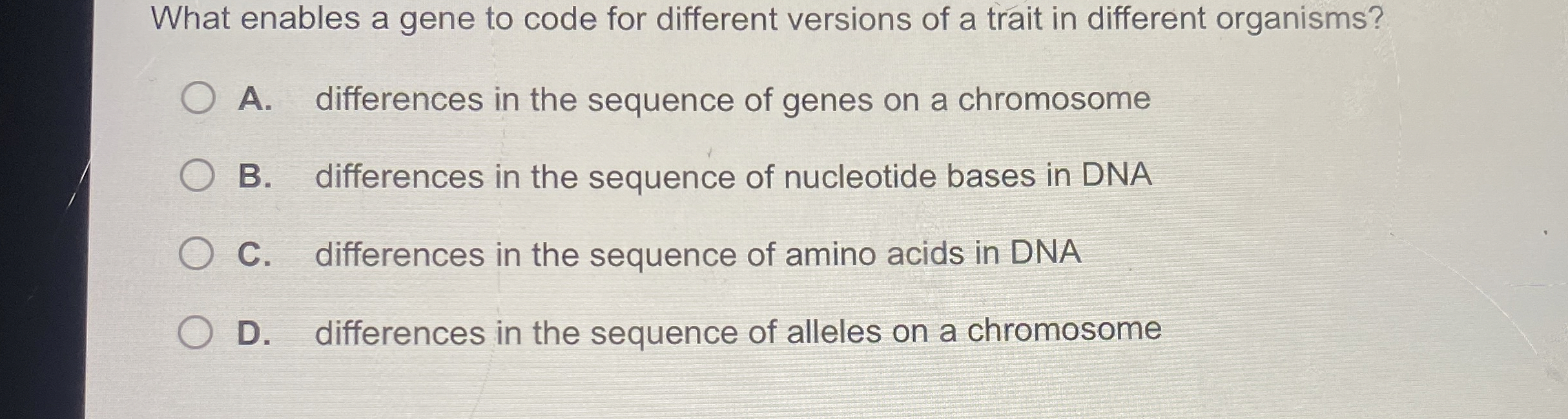 Solved What enables a gene to code for different versions of | Chegg.com
