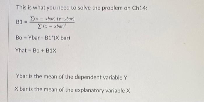 Solved 1. calculate coefficient B1 and B02. provide an | Chegg.com