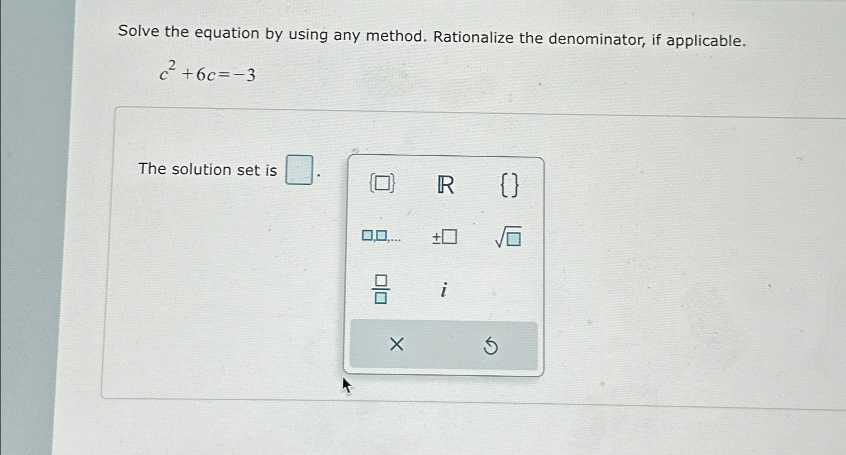 Solved Solve the equation by using any method. Rationalize | Chegg.com