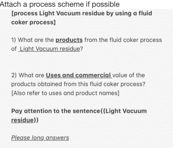 Solved Attach a process scheme if possible [process Light | Chegg.com
