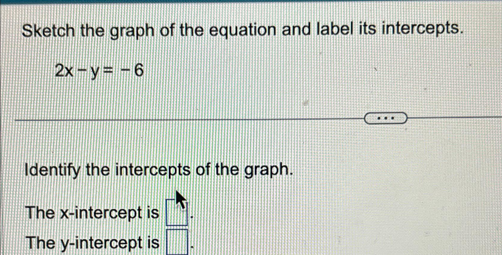 Solved Sketch the graph of the equation and label its | Chegg.com