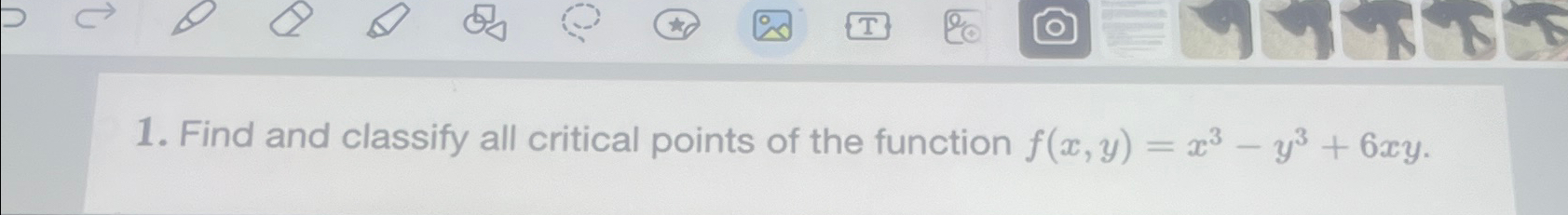 Solved Find and classify all critical points of the function | Chegg.com