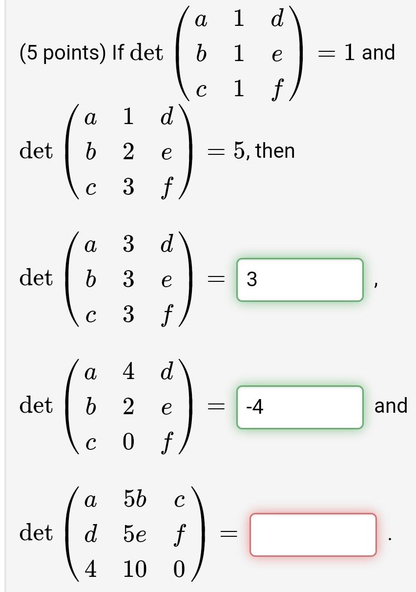 Solved a. If possible, find a 4 x 4 matrix A such that the | Chegg.com
