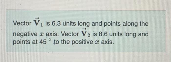 Solved What are the x and y components of vector V1 ? | Chegg.com