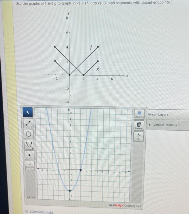Solved Use the graphs of f and g to graph h(x)=(f+g)(x). | Chegg.com