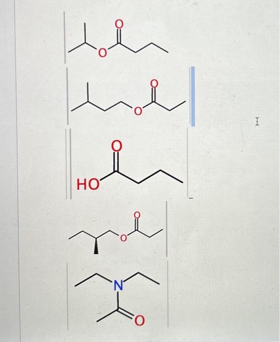 Solved what are the iupac names of these 5 structures, help | Chegg.com
